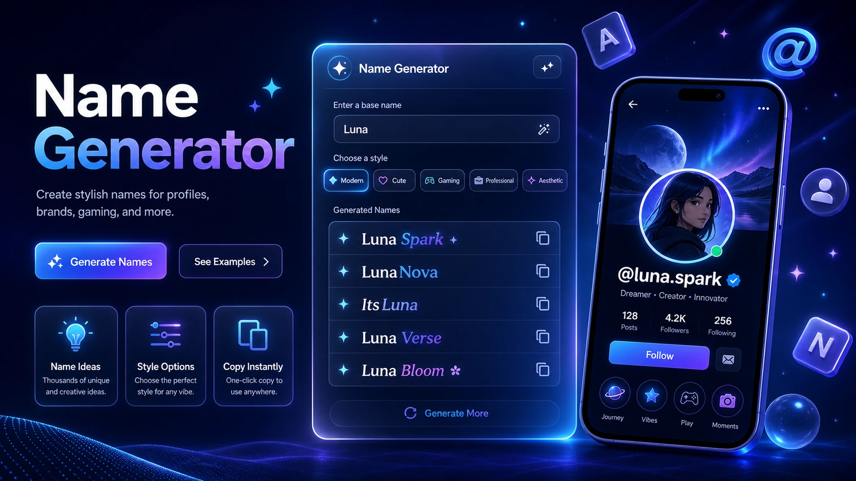 Stylish Username Generator for Instagram, Discord, TikTok, and Games ...