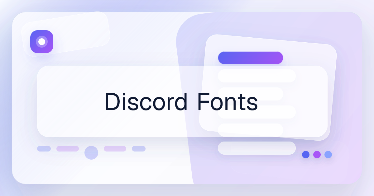 Discord Fonts Generator for Usernames, Nicknames, Bios, and Server ...