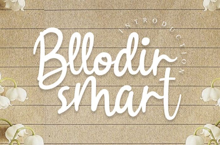 Bllodir Smart Calligraphy Font