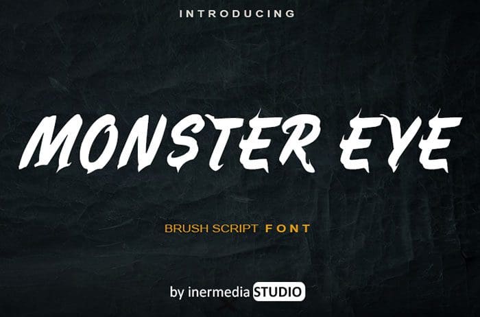 Monster EYE Handwritten Font