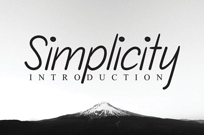 Free Simplicity Serif Font