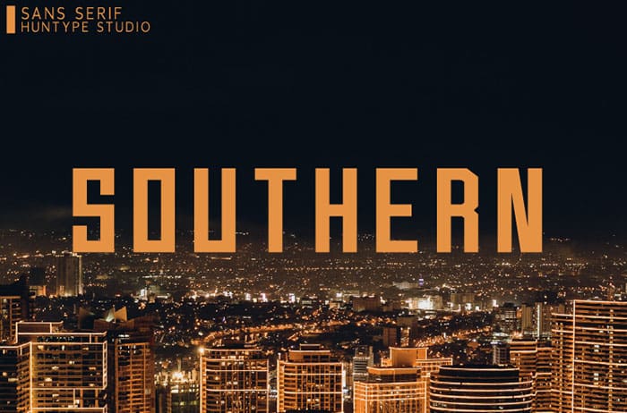 Southern Sans Serif Font