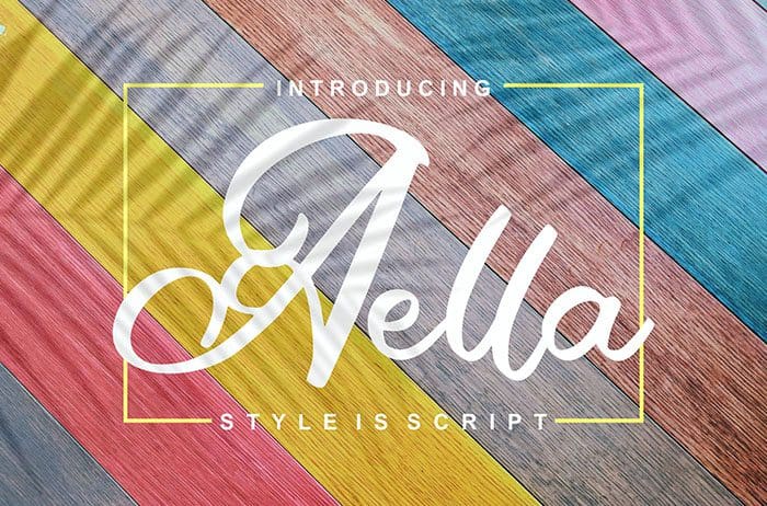 Aella Script Font