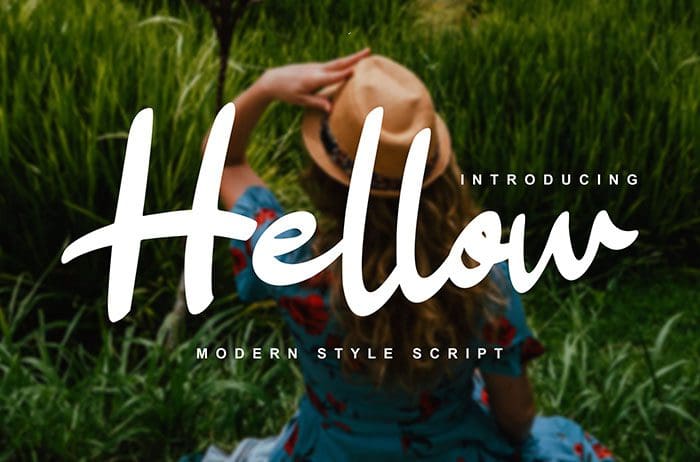 Hellow Script Font