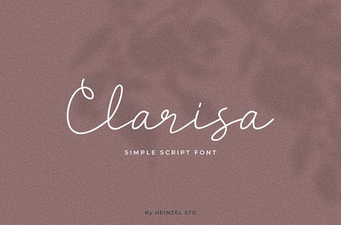 Clarisa Script Font