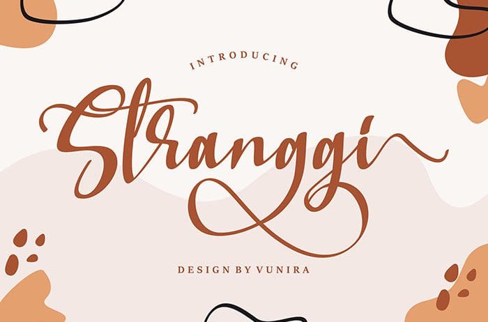 Stranggi Script Font