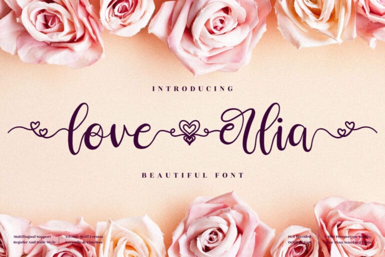Love Erlia Font