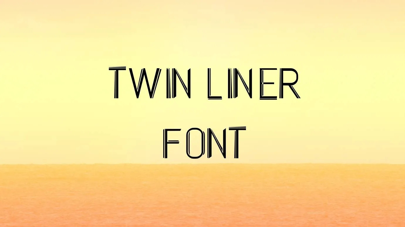 Twin Liner Font