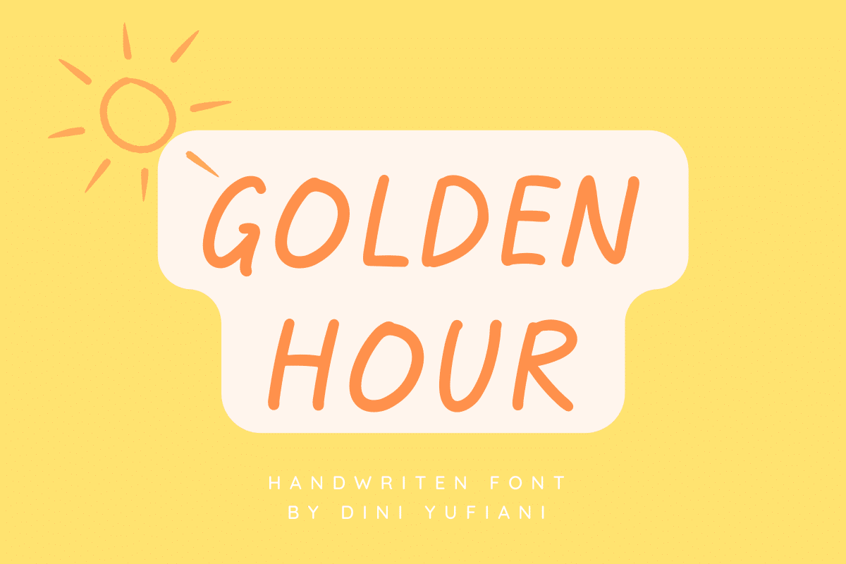 Golden Hour Font