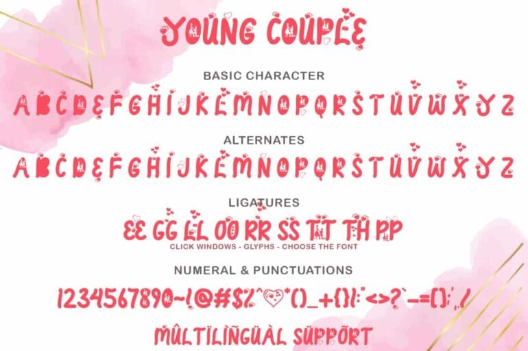 Young Couple Font