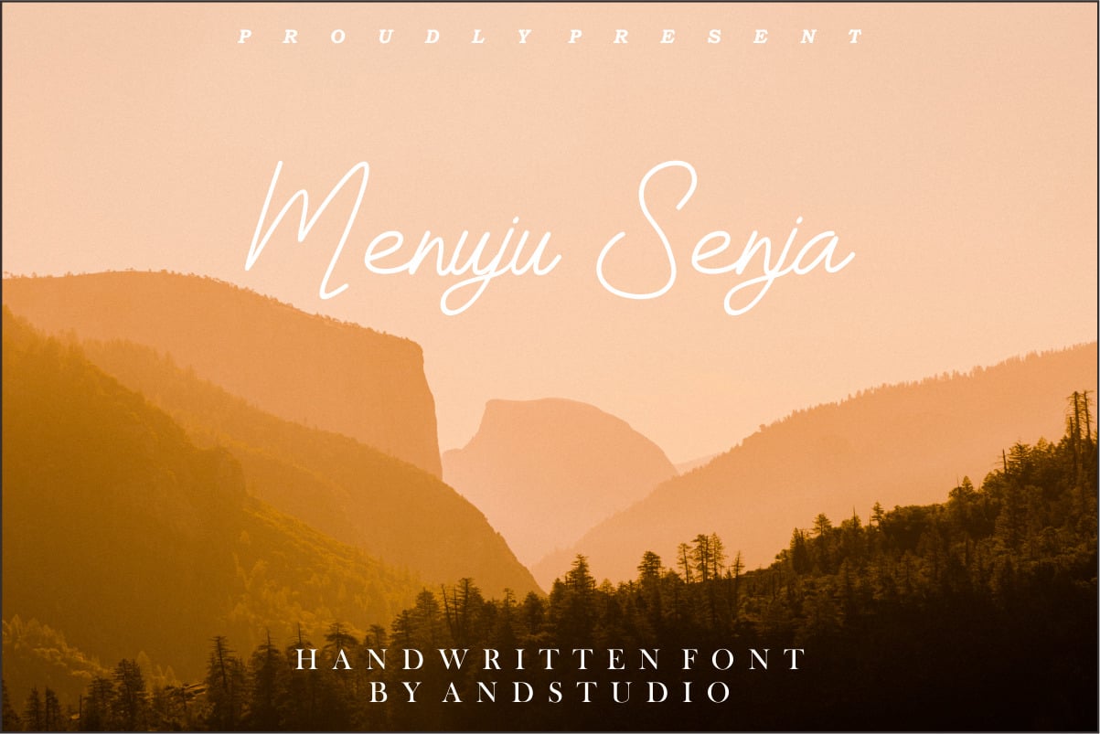 Menuju Senja Font