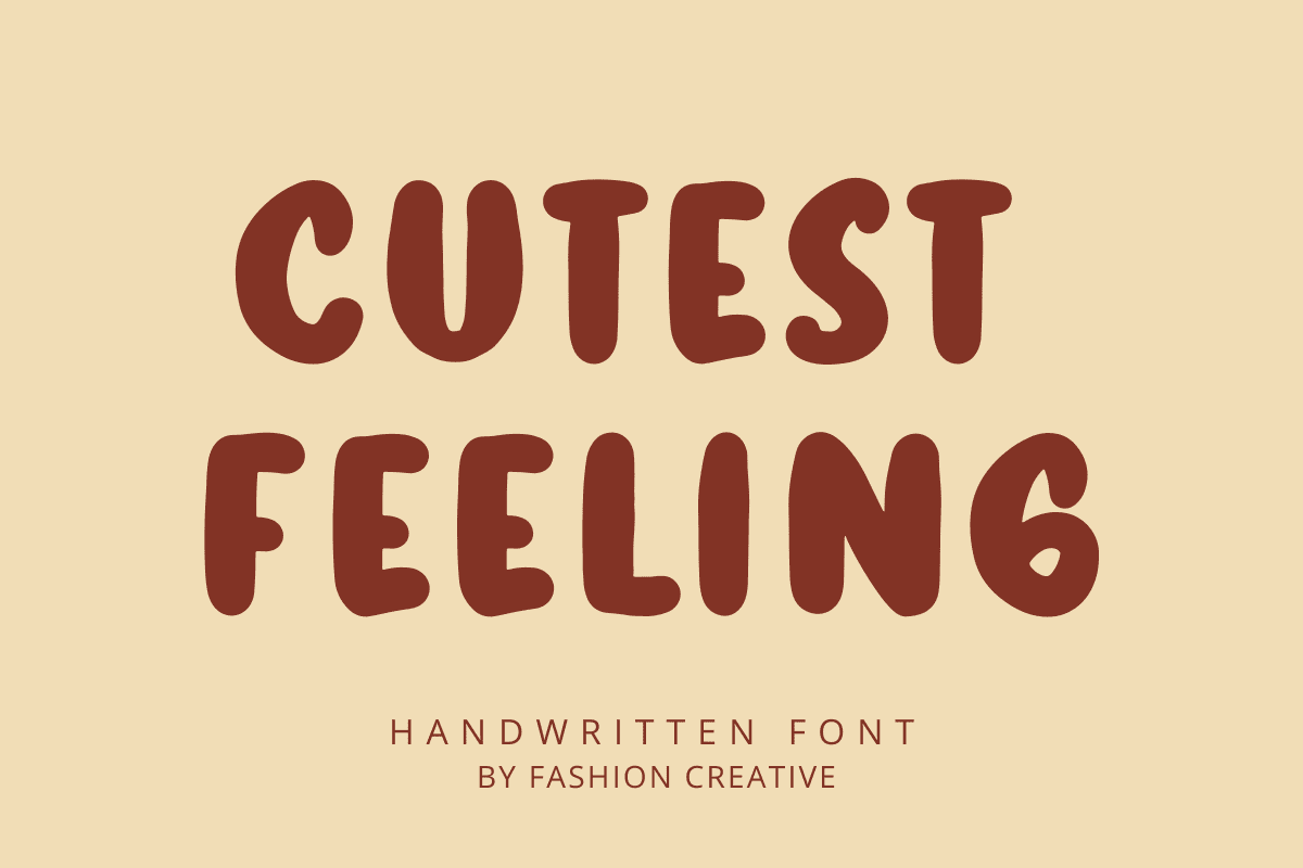 Cutest Feeling Font