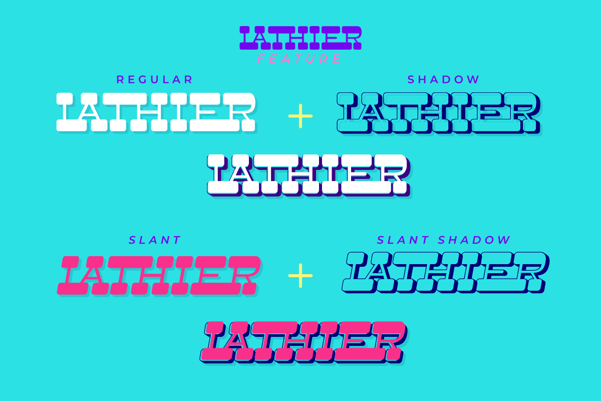 Lathier Display Font