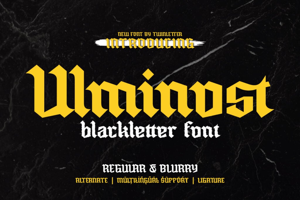 Ulminost Blackletter Font