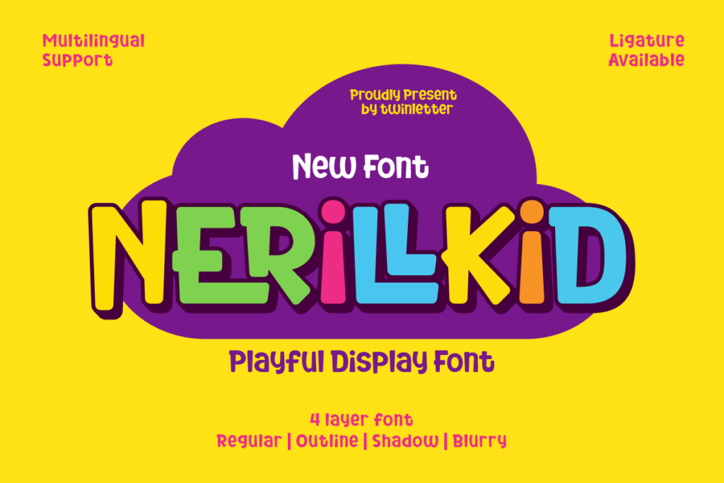 55+ Best Free Colorful Fonts