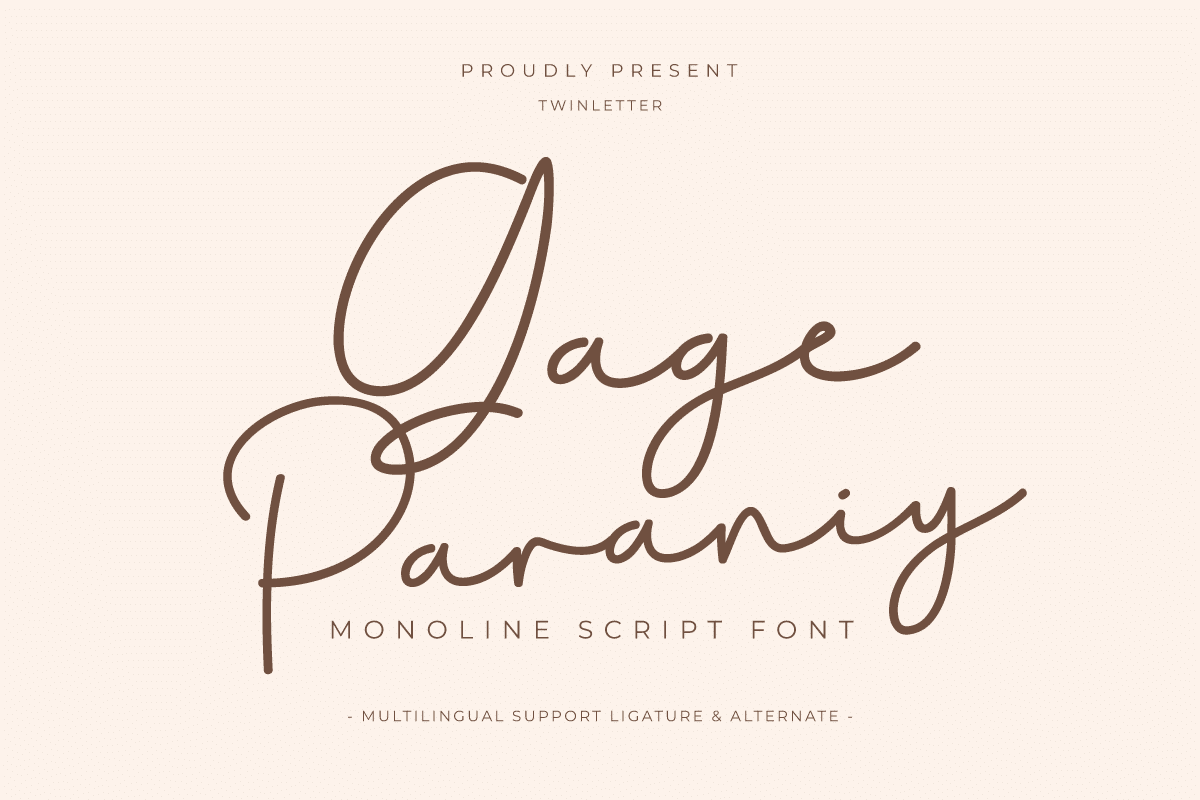 Gage Paraniy Script Font