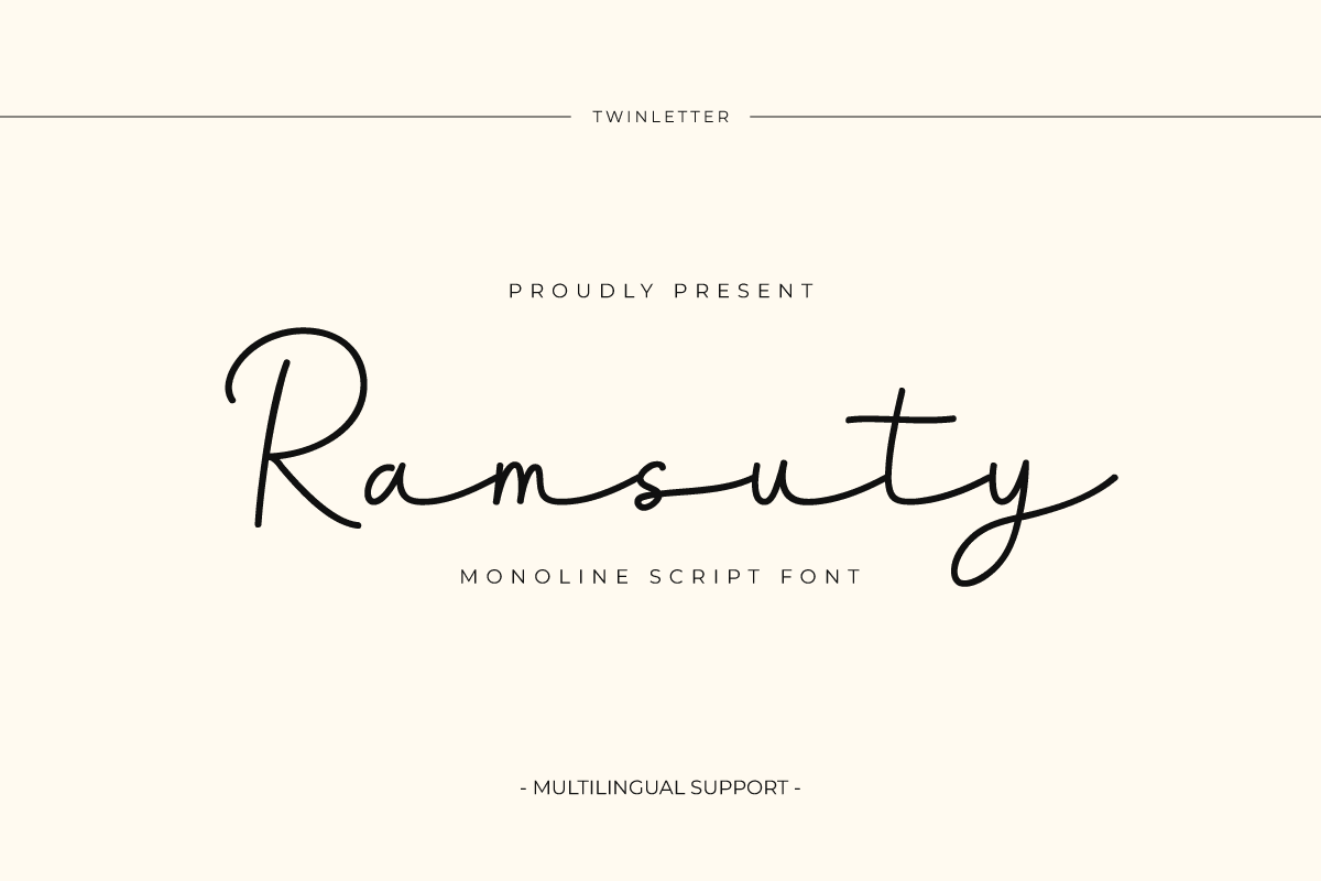 Ramsuty Script Font