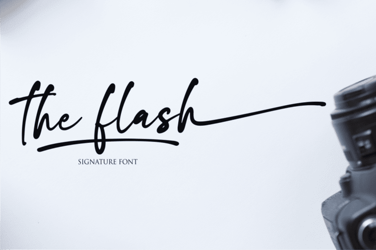 The Flash Font