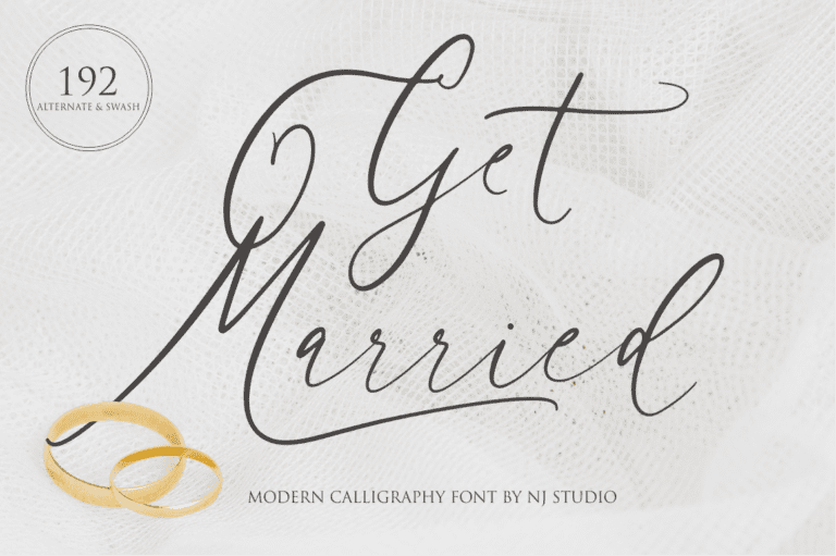Get Married Font
