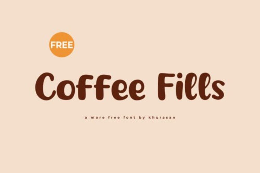 Coffee Fills Font