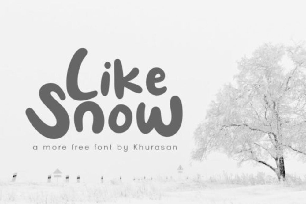 Like Snow Font