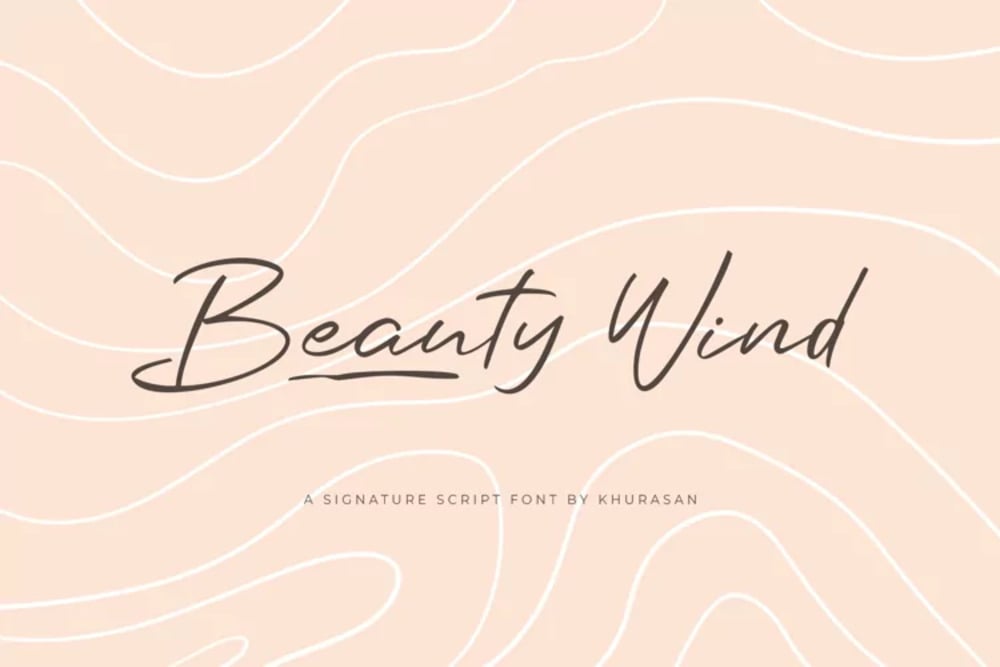 Beauty Wind Font