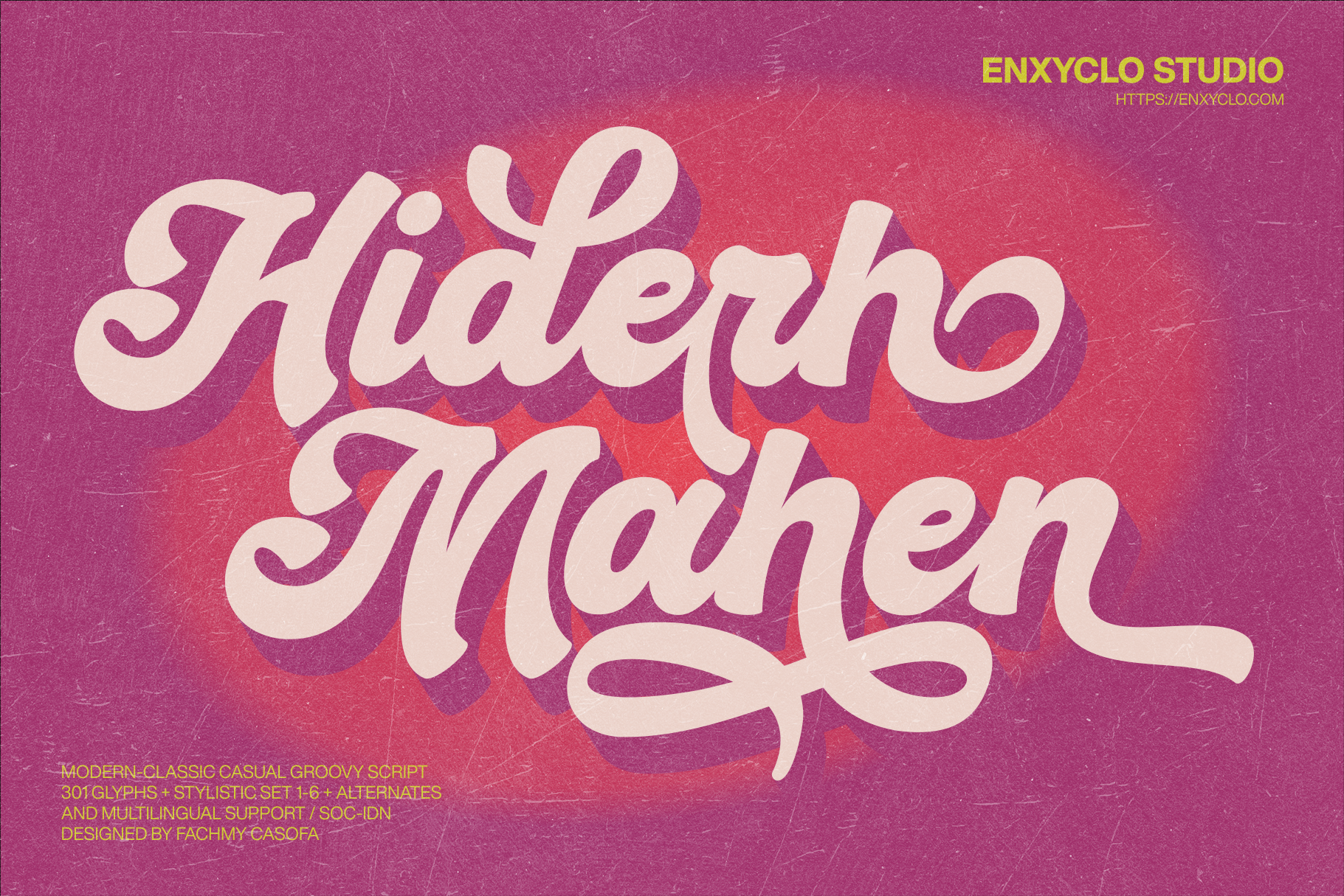 Hiderh Mahen Font