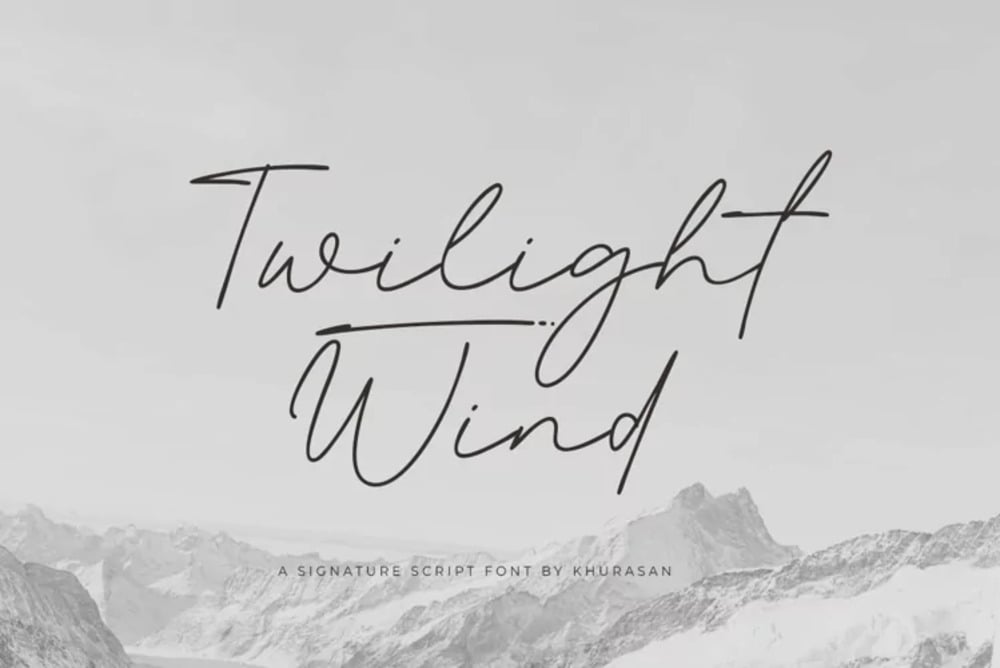 Twilight Wind Font