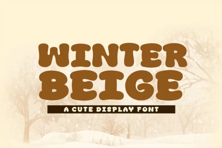 Winter Beige Font